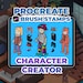 160+ Isometric Character Creator Brush Stamp Kit - DIY Avatar Designer ...