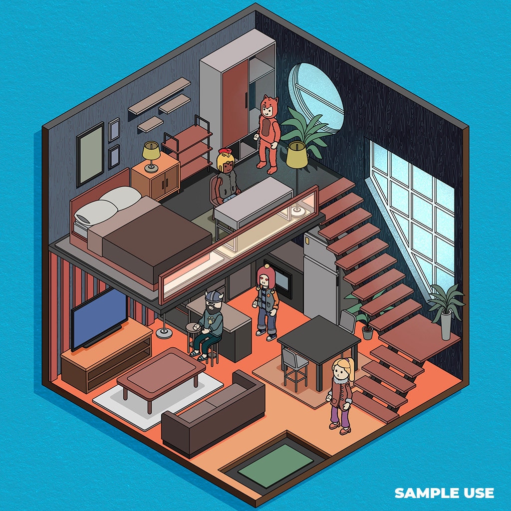 160+ Isometric Character Creator Brush Stamp Kit - DIY Avatar Designer ...