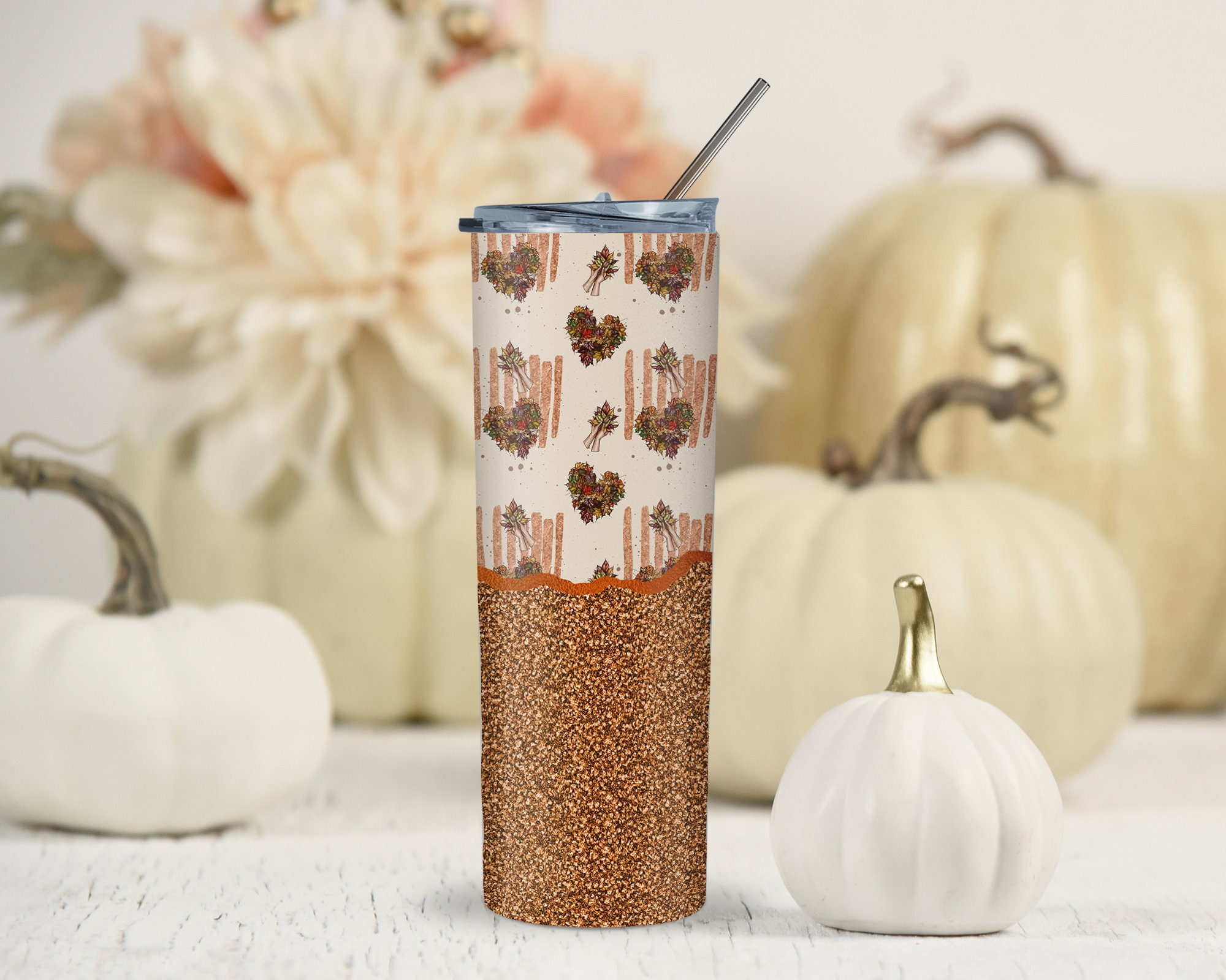 Fall 20oz Skinny Tumbler Wrap Sublimation Design, Instant Download ...
