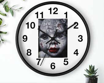 Creepy Head Clock - Etsy