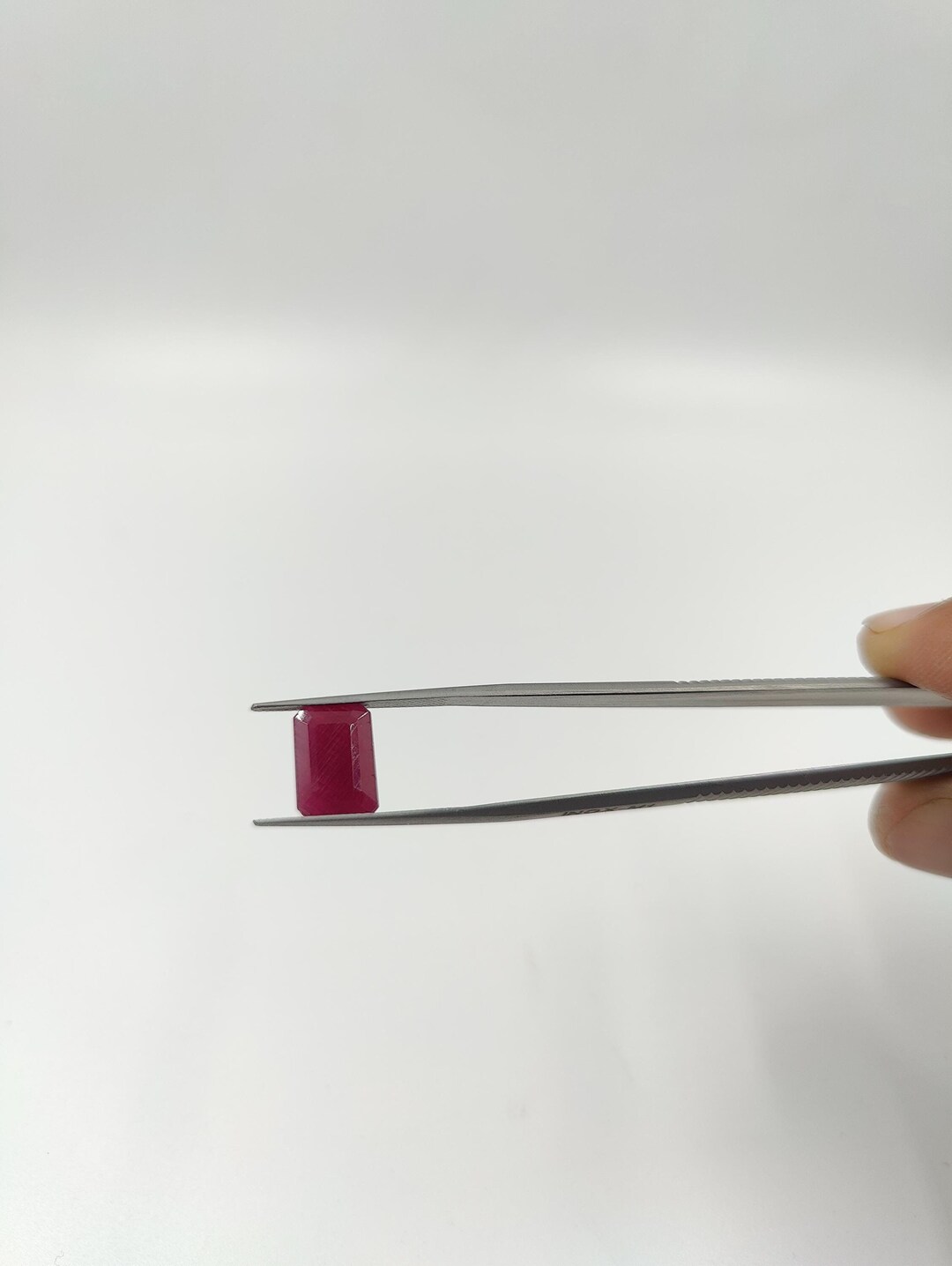 AAA+ Quality African Ruby Rectangle Shape Loose Gemstone, 5.30cts ...