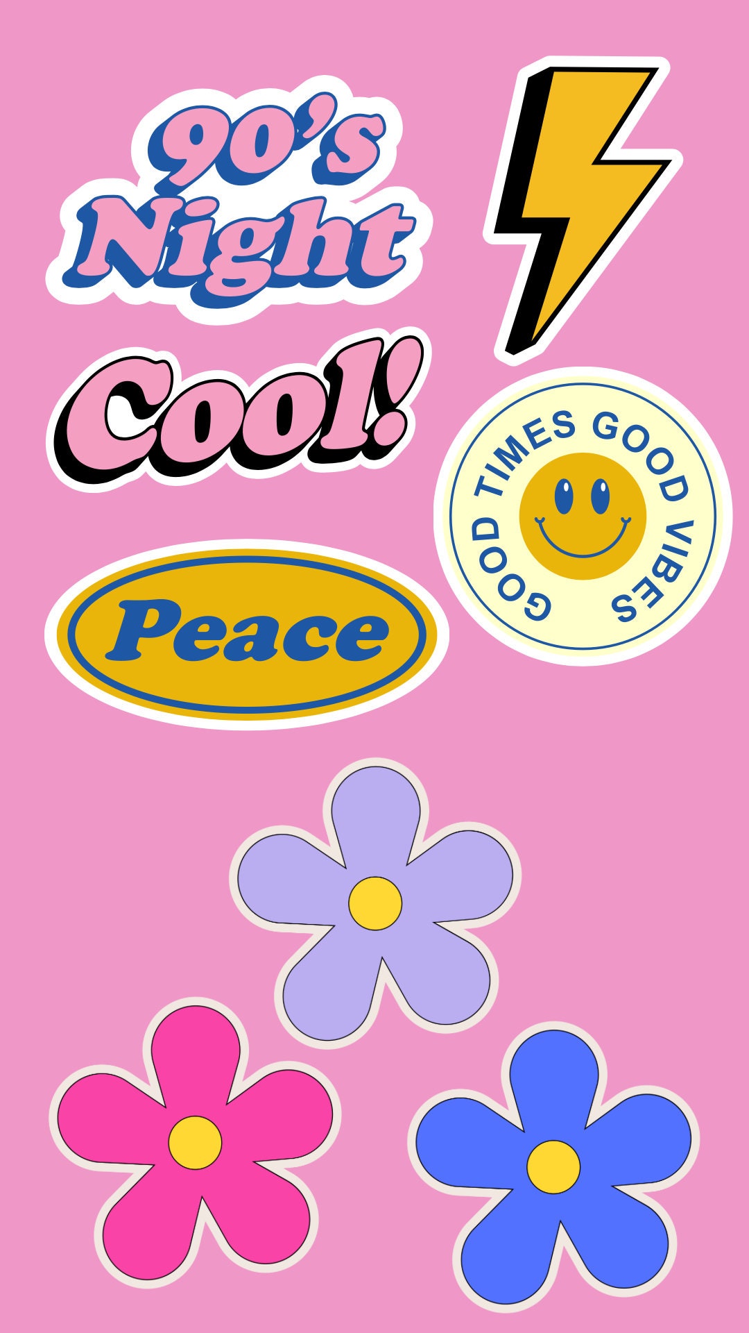 Aesthetic Sticker Set - Etsy