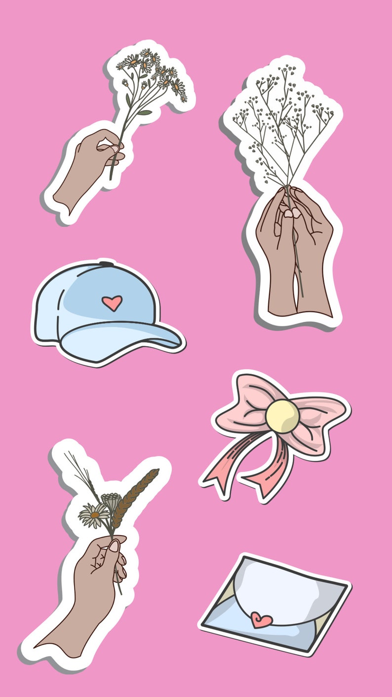 Aesthetic Sticker Set - Etsy