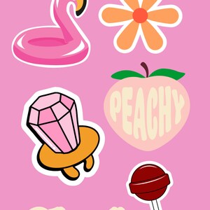Aesthetic Sticker Set - Etsy