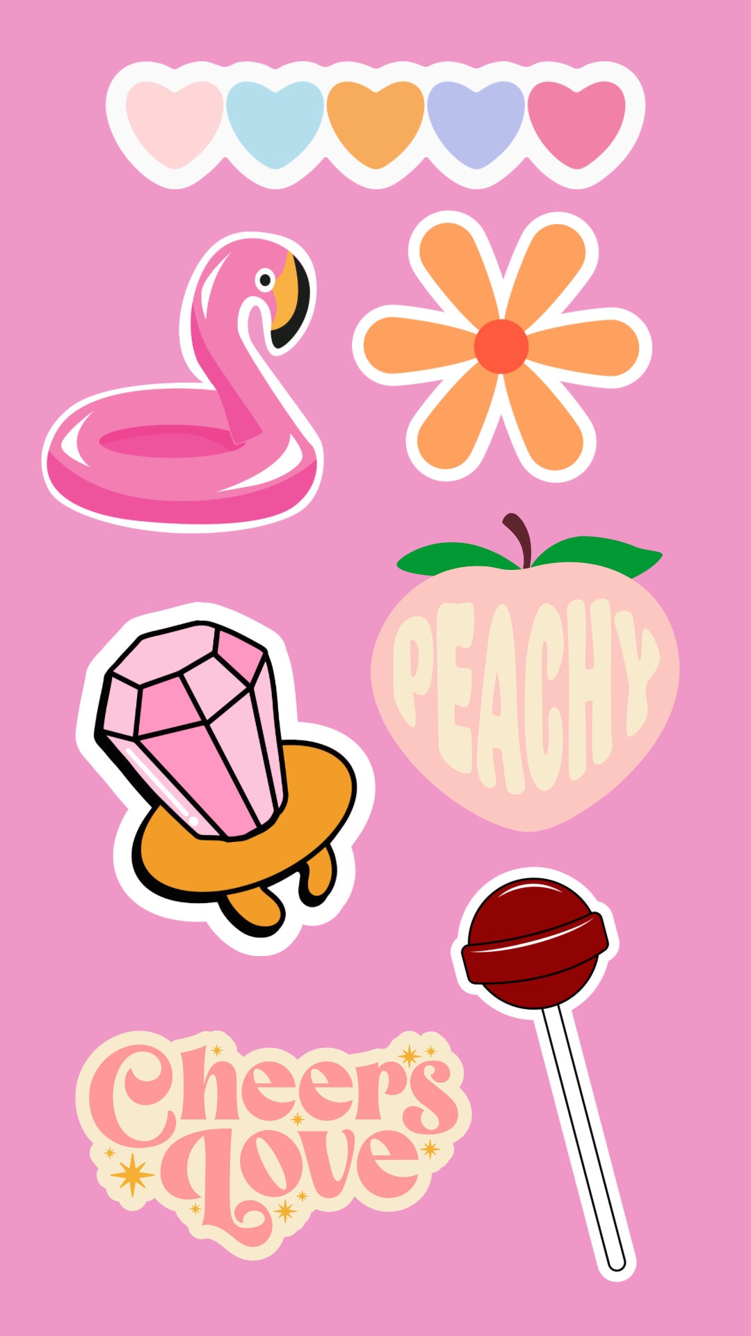 Aesthetic Sticker Set - Etsy
