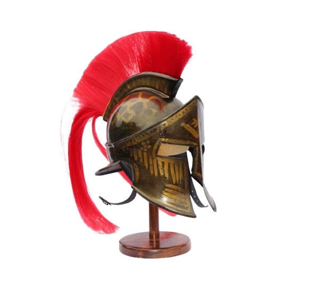 Medieval Armour King Leonidas Greek Spartan Roman Helmet Men's Spartan ...