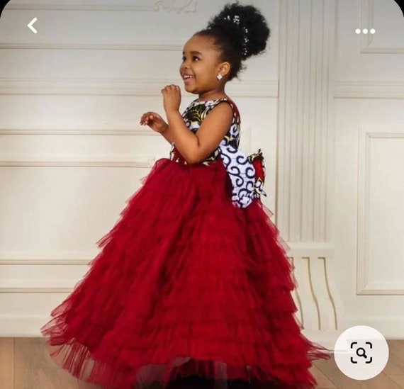 Baby Girl Ankara Dress african Princess Ankara Dress - Etsy