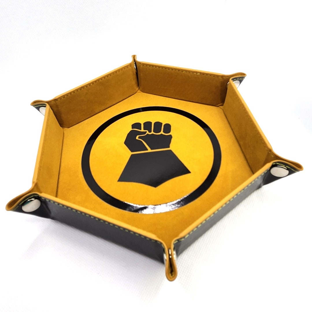 Imperial Fist Dice Tray 40k Hexagonal Collapsible Dice Tray - Etsy