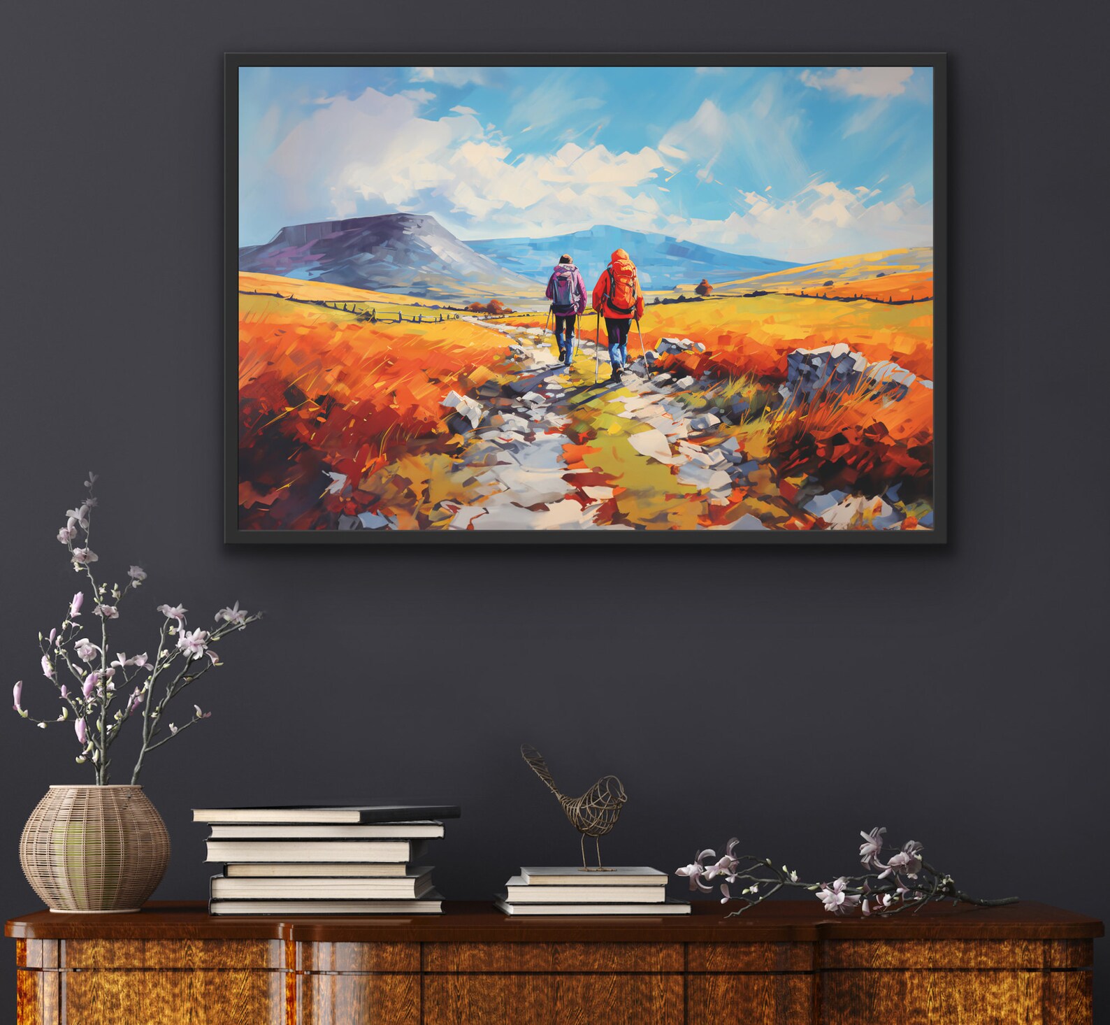 Rambling in the Dales 2 - Art Print, Landscape Art Inspired by ...