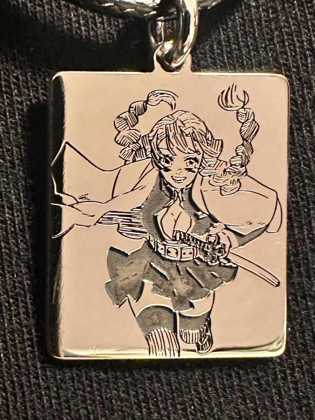 Mitsuri Kanroji Demon Slayer Medal in 925 Silver - Etsy Canada