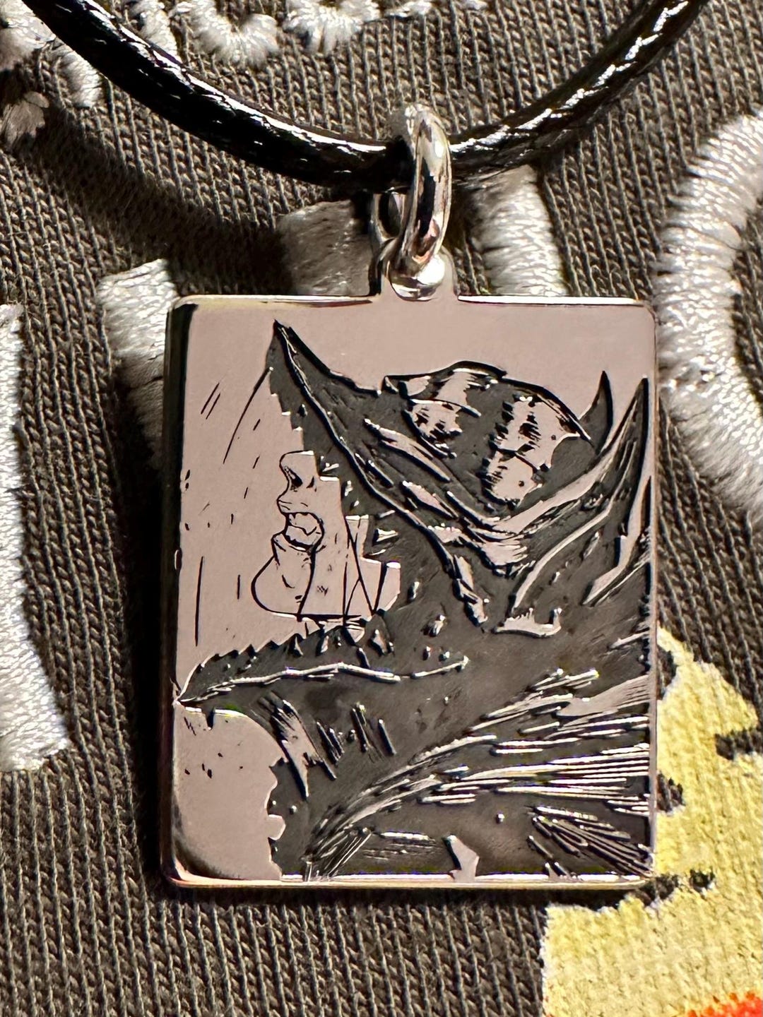 Berserk Gatsu Gattsu guts Medal in 925 Silver Medal Size 2.5 Cm High by ...