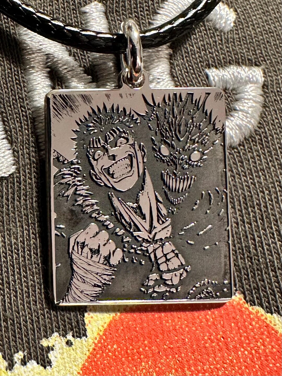 Gatsu Gattsu Medal With a Demon guts From Berserk in Silver - Etsy