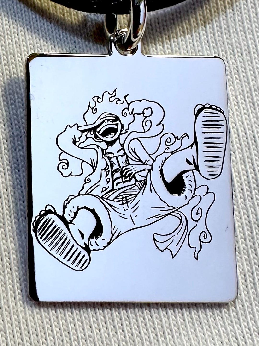 One Piece Monkey D. Luffy Medal in 925 Silver - Etsy