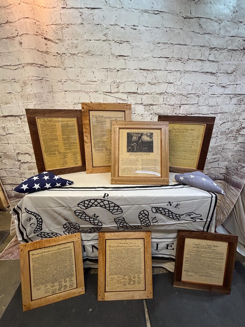 Founding Documents & Custom Frame - Etsy