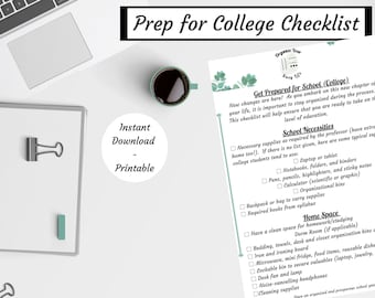 Semester Preparation Printable Checklist | Back to School Checklist ...