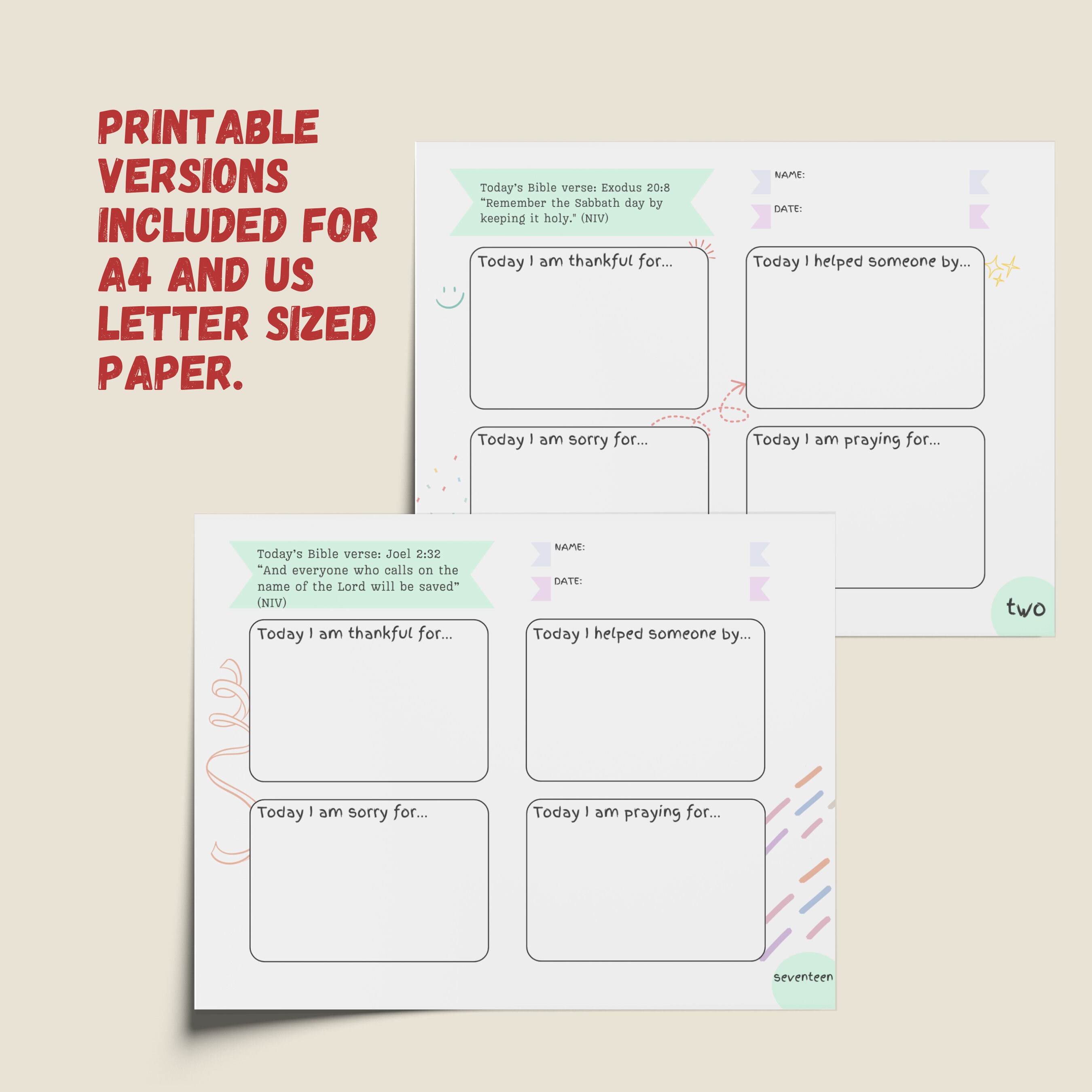 Kids' Christian Prayer and Reflection Journal Goodnotes Digital or ...