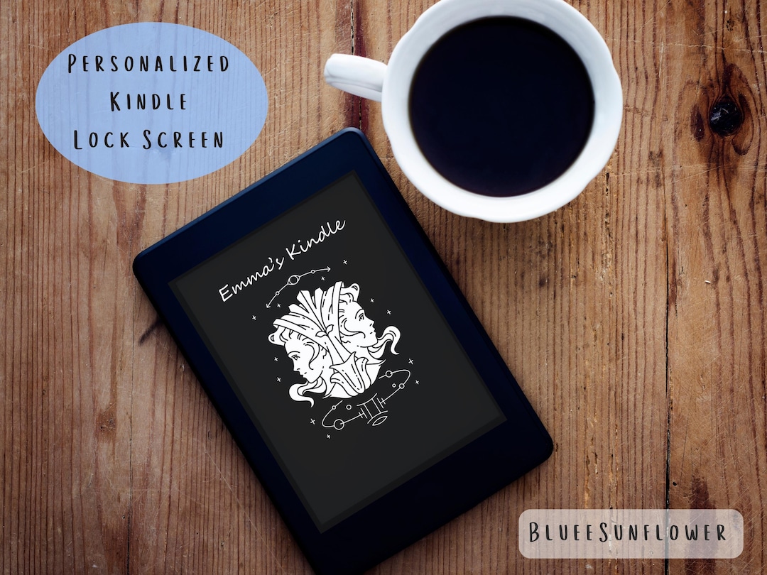 Custom Kindle Lock Screen | Aesthetic Gemini Zodiac Kindle Design ...