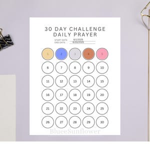 Daily Prayer Tracker Printable, Prayer Journal Daily Devotions ...