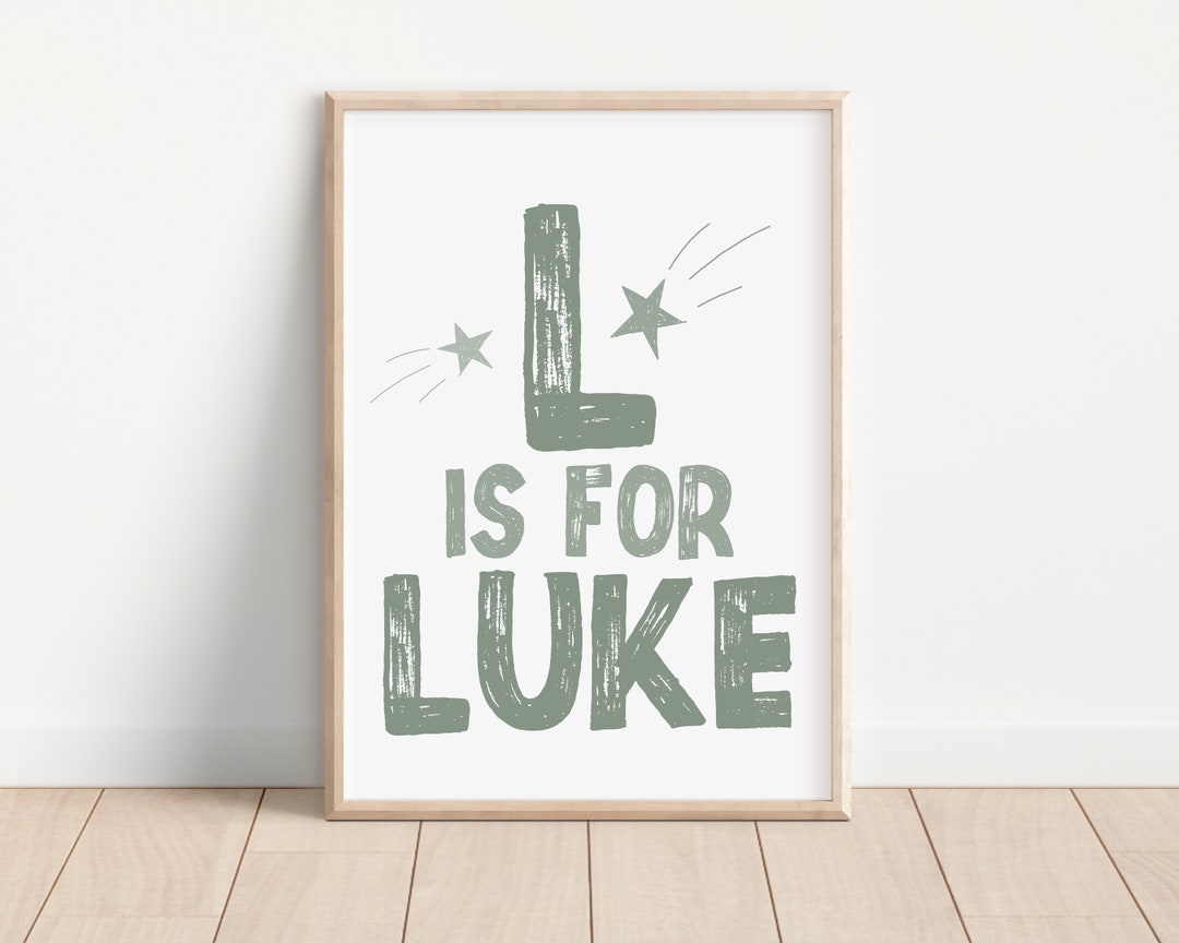 Name Printable, Custom Name, Personalize, Nursery Printable, Name Print ...