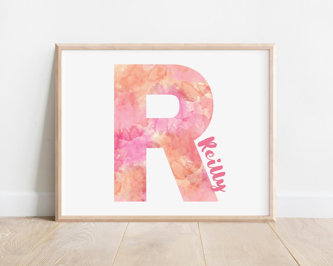 Name Printable, Custom Name, Personalize, Nursery Printable, Name Print ...