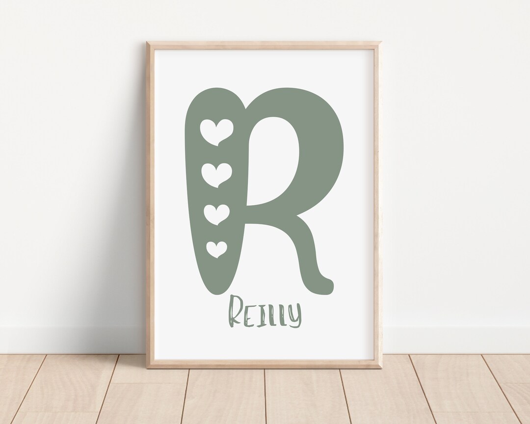 Name Printable, Custom Name, Personalize, Nursery Printable, Name Print ...