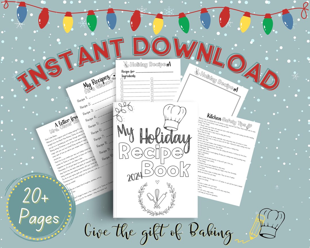 Christmas Recipe Book, Christmas Recipe, Christmas Baking, Recipe Book ...