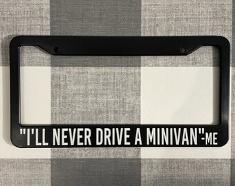 Minivan License Plate - Etsy