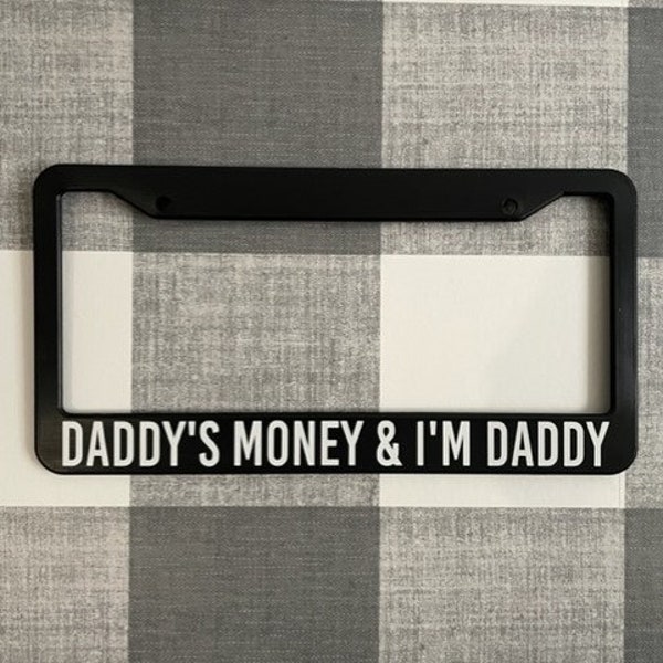 Daddy's Money Plate - Etsy