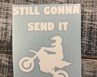 Funny Dirtbike Sticker - Etsy