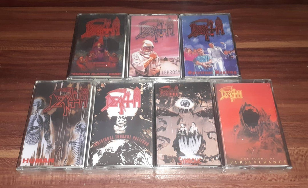 DEATH Metal Cassette Tape : Scream Bloody Gore Leprosy Spiritual ...