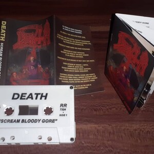 DEATH Metal Cassette Tape : Scream Bloody Gore Leprosy Spiritual ...