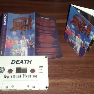 DEATH Metal Cassette Tape : Scream Bloody Gore Leprosy Spiritual Healing Human Individual ...