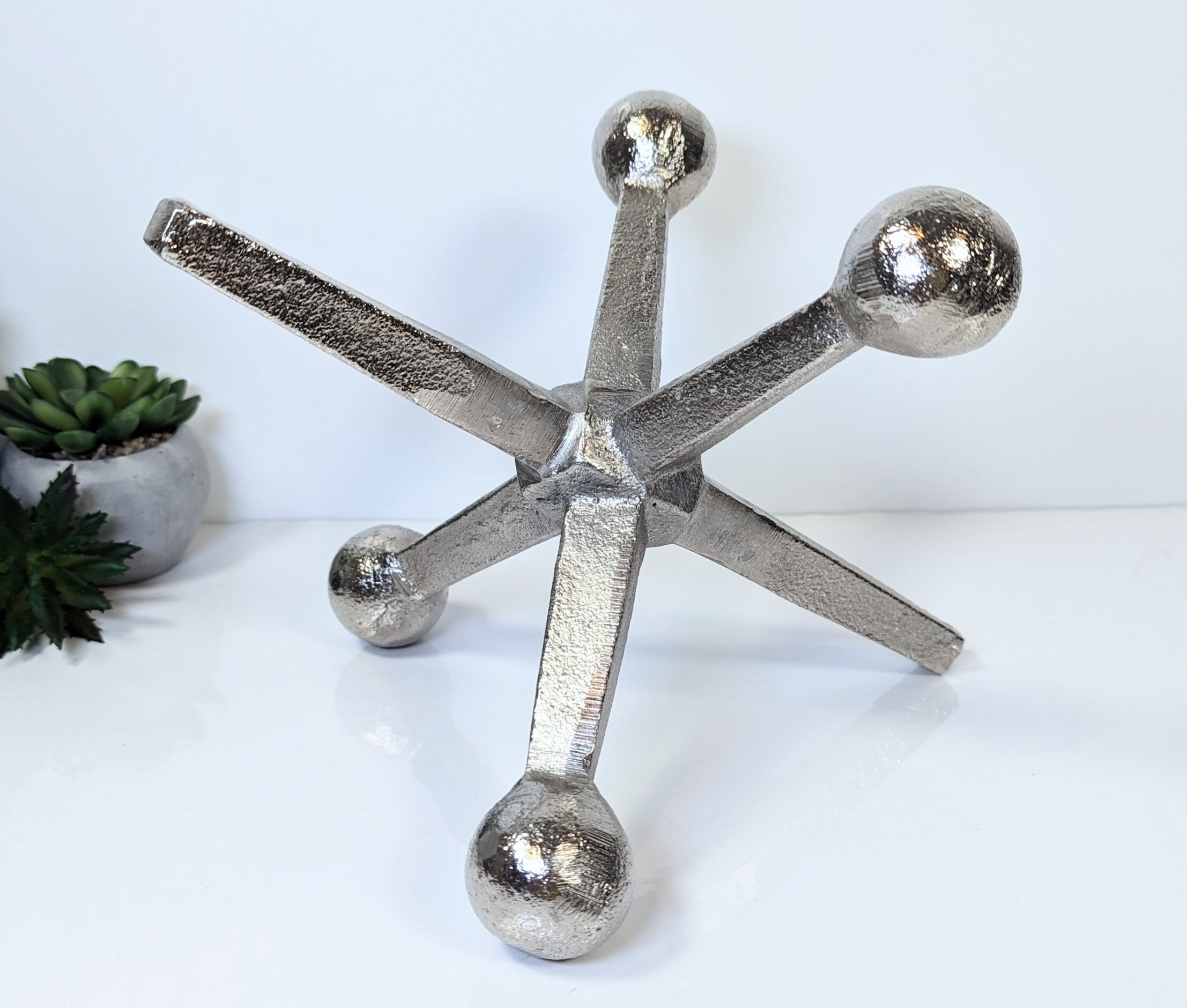 Mid Century Modern JAX Jack Pop Art Sculpture Paperweight Bookend Cast ...