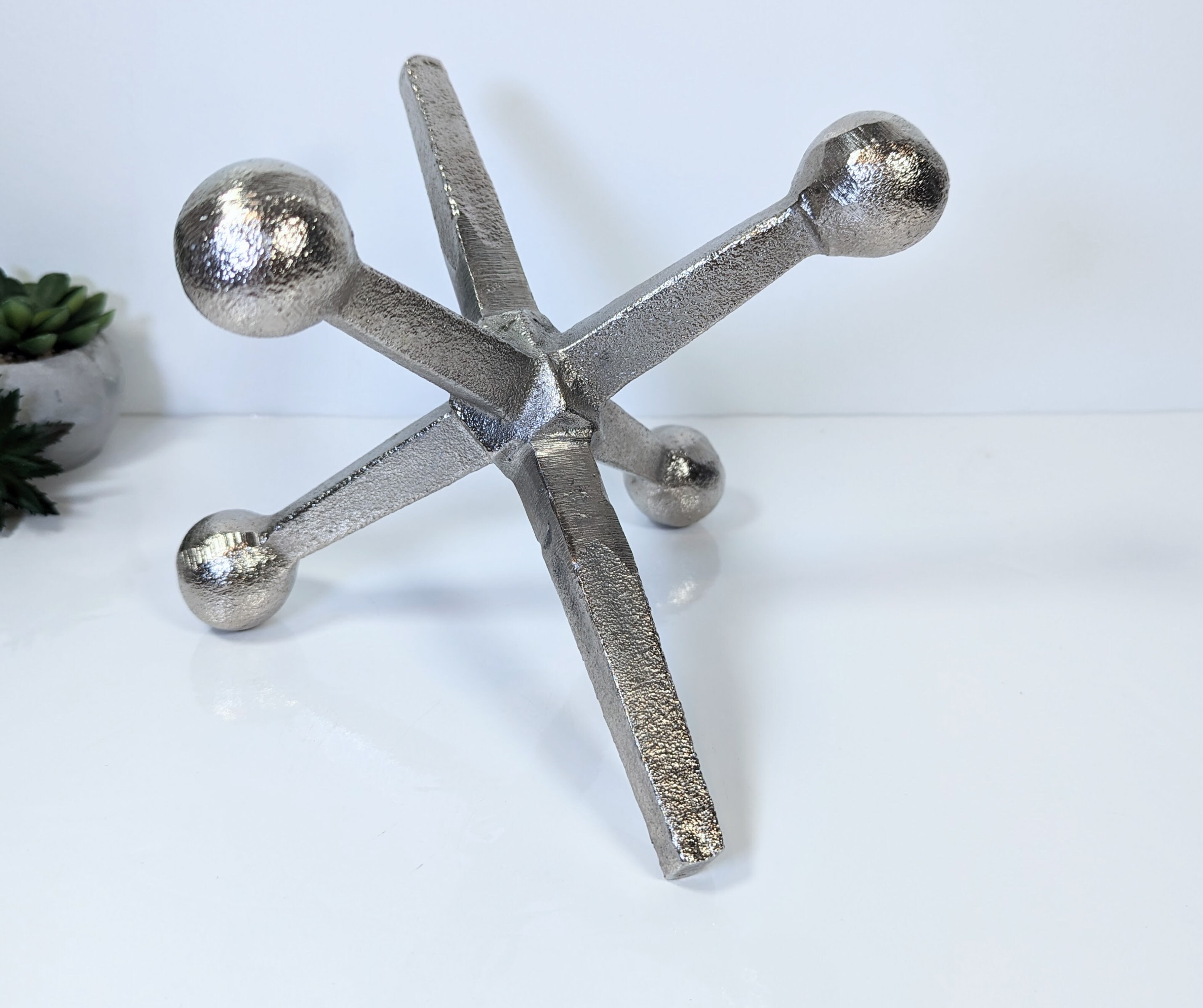 Mid Century Modern JAX Jack Pop Art Sculpture Paperweight Bookend Cast ...