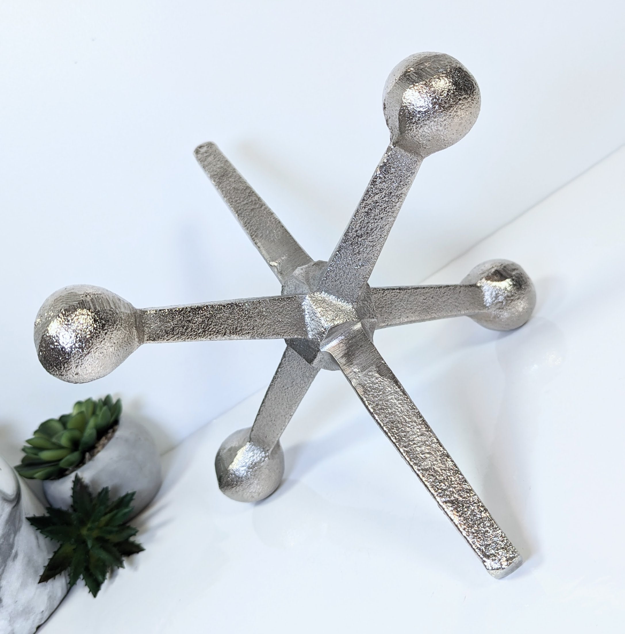 Mid Century Modern JAX Jack Pop Art Sculpture Paperweight Bookend Cast ...