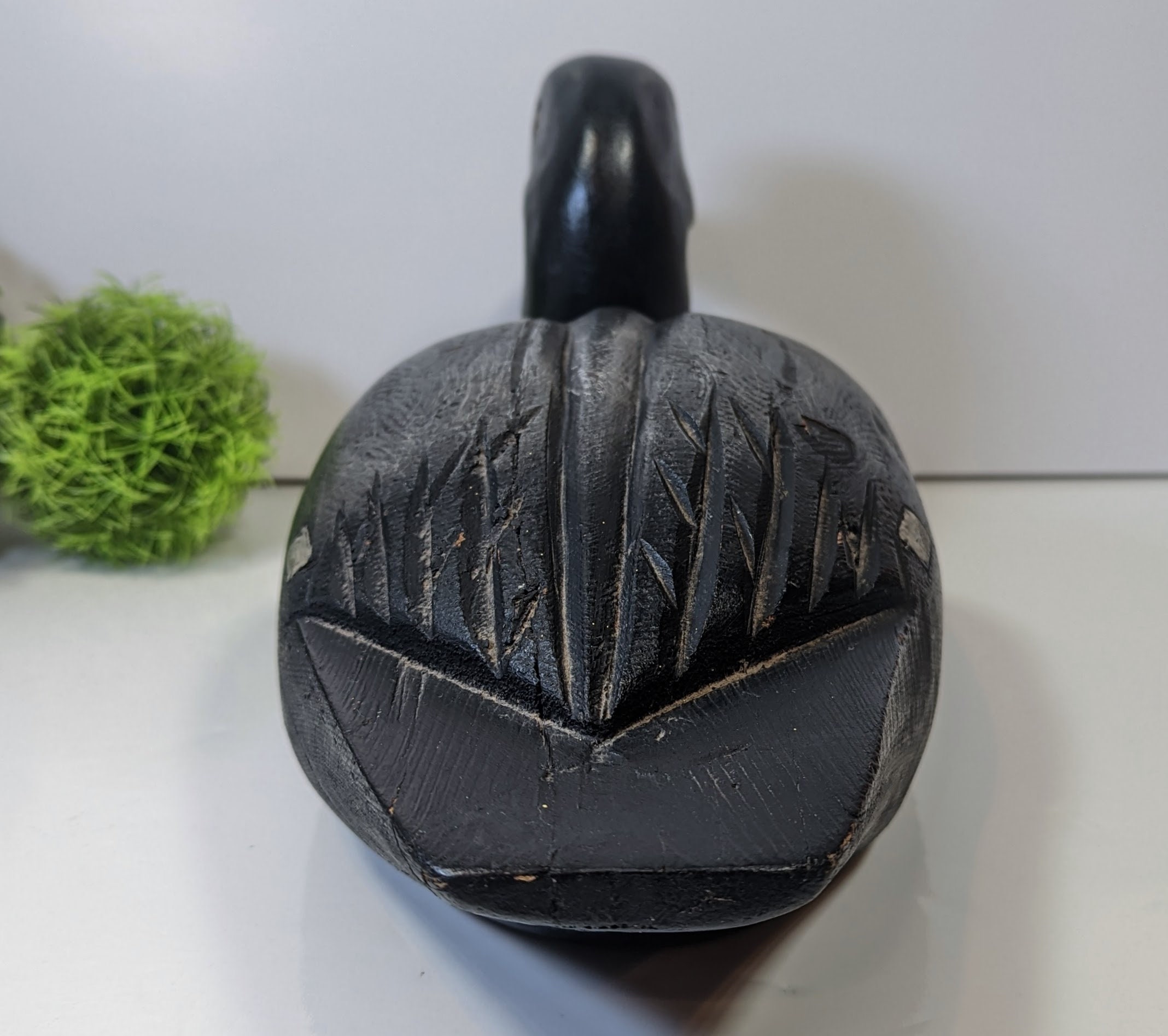 QUEBEC Canada Carved Bluebill Duck Decoy Sculpture Paul Emile - Etsy Canada