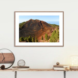 Volcanic Landscape, Volcano, Mural Art, Instant Download, Printable ...