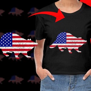 Raccoon USA Flag Digital Download, Independence Day PNG, 4th of July ...