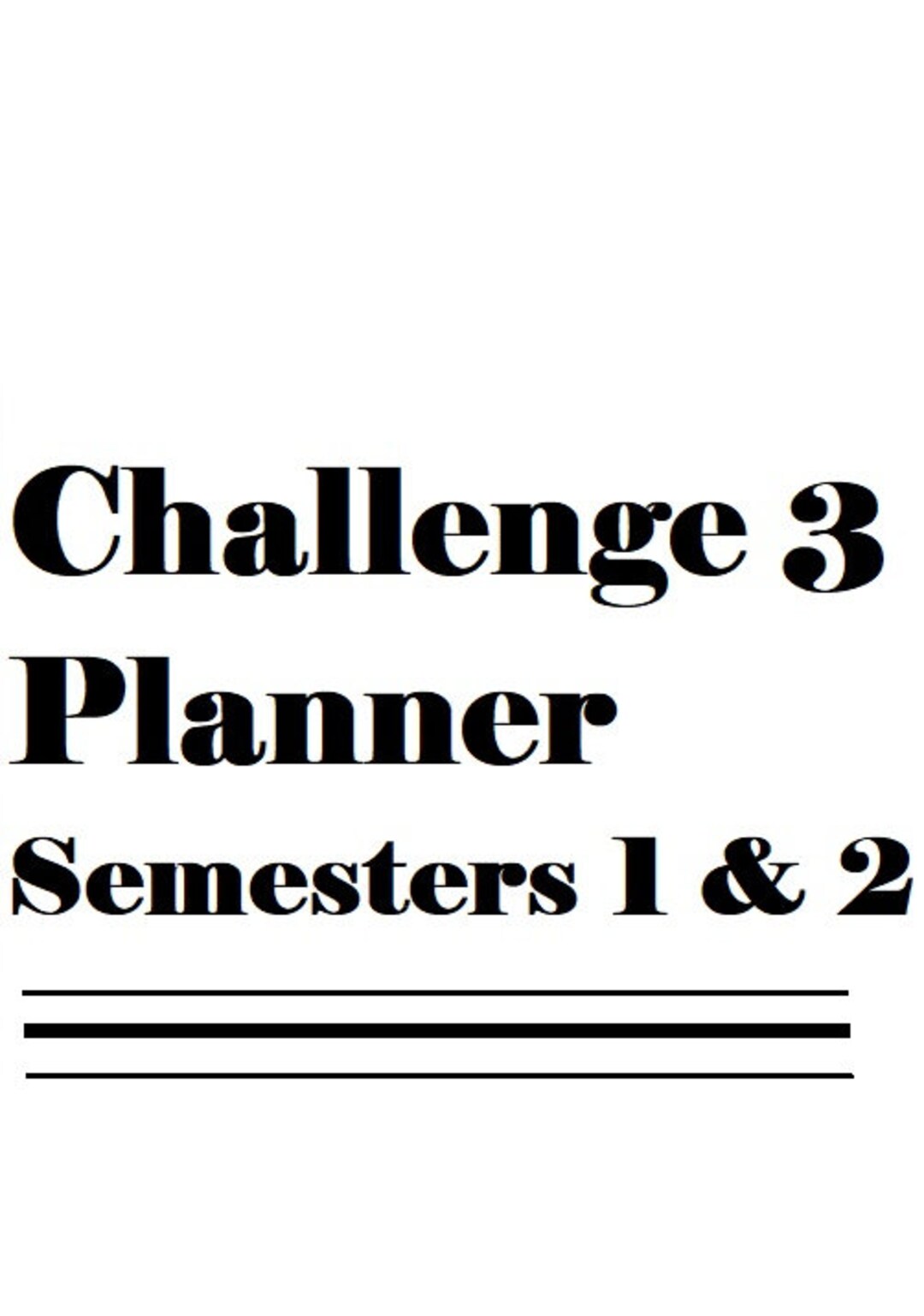 Classical Conversations Challenge 3 Planner Semesters 1 and 2 - Etsy