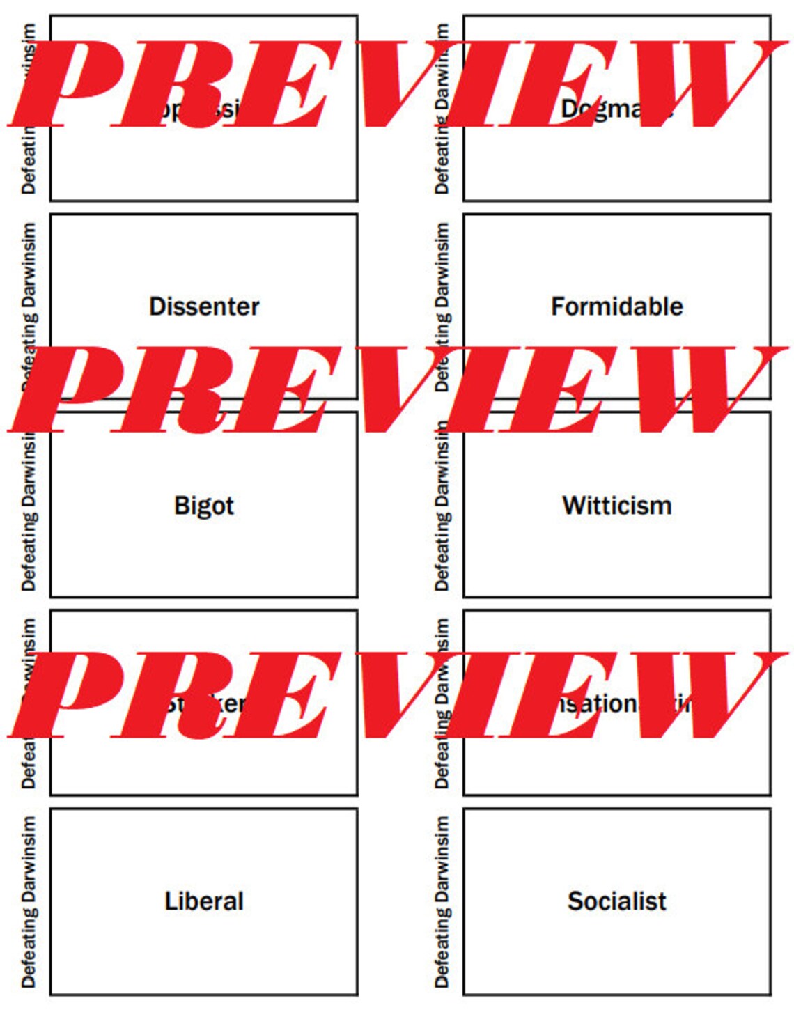 Classical Conversations Challenge B Defeating Darwinism Flashcards - Etsy