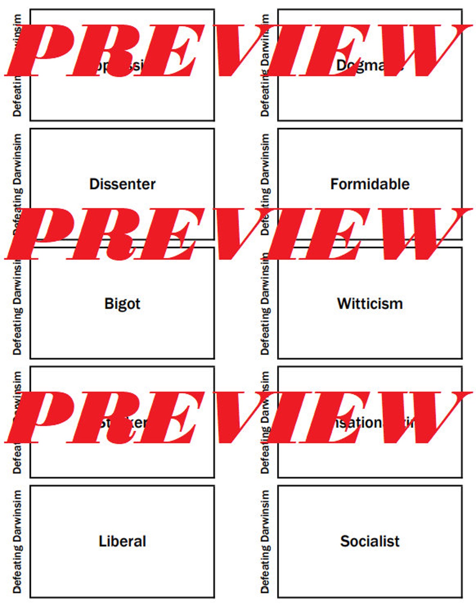 Classical Conversations Challenge B Defeating Darwinism Flashcards - Etsy