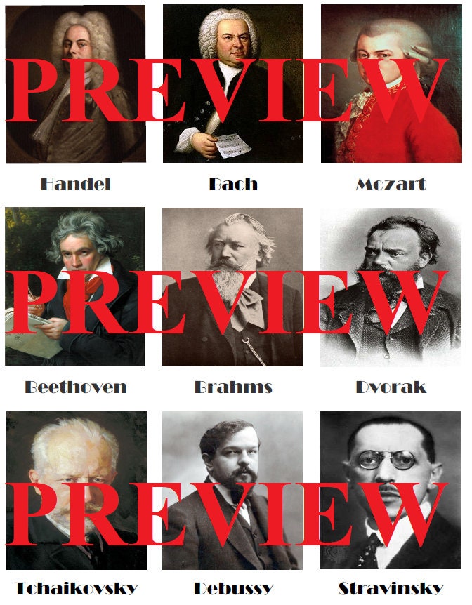 Classical Conversations Challenge 2 Artists & Composers Flashcards - Etsy