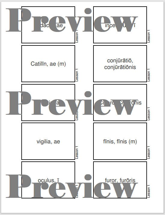 Henle Latin Third Year Vocabulary Flashcards Classical Conversations ...