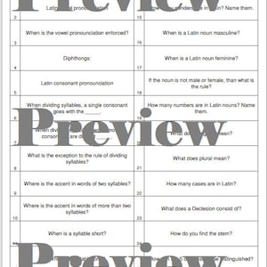 Henle Latin Grammar Rules Flashcards - Classical Conversations ...