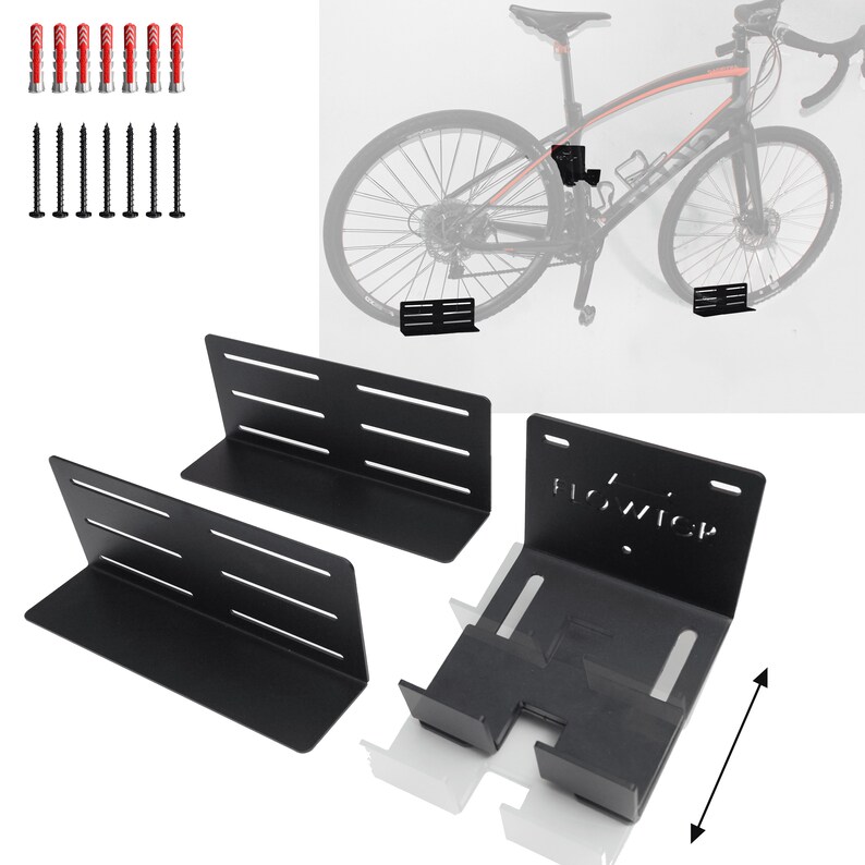 Flowter® Pedal Hanger Horizontal Bicycle Wall Mount Using the Pedal ...