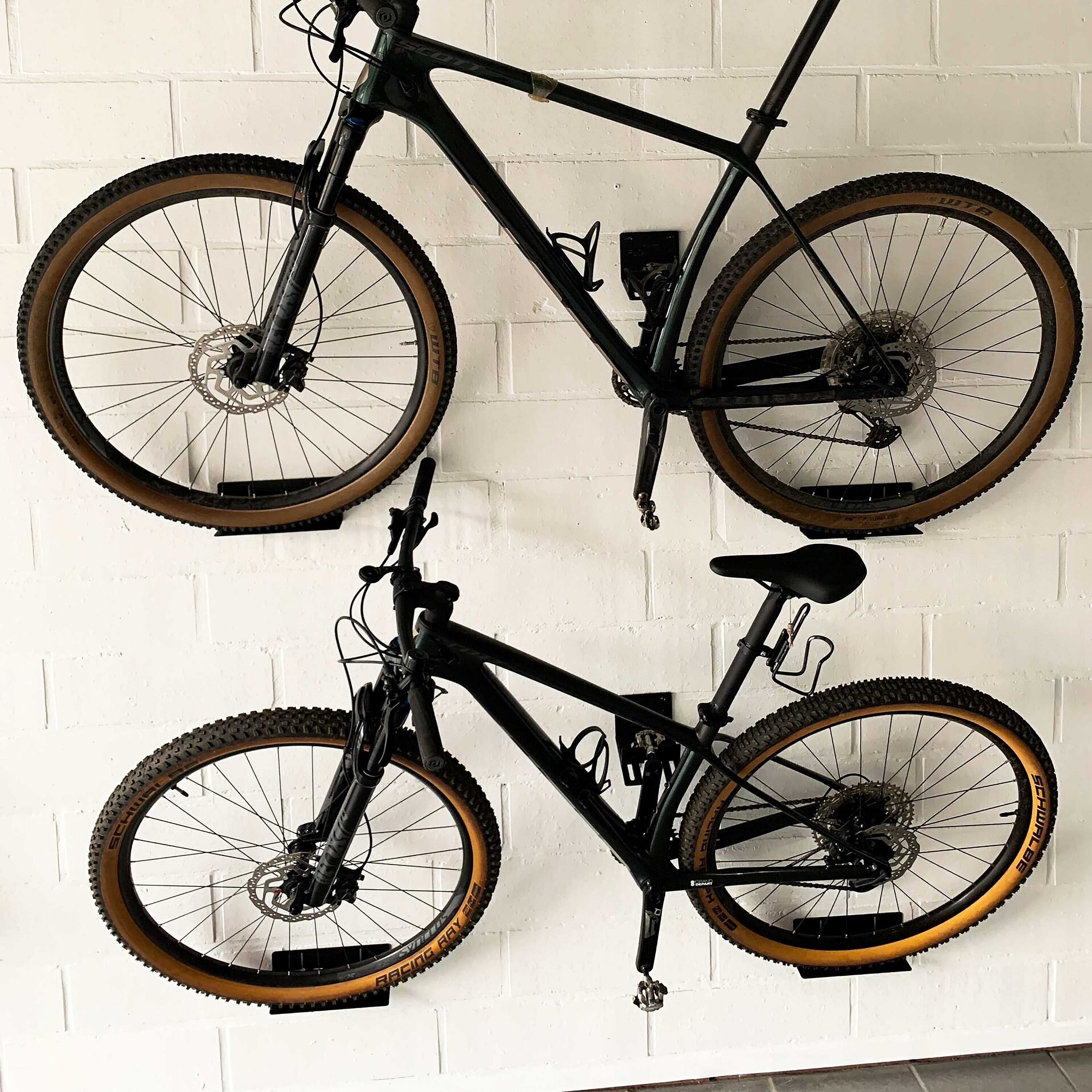 Flowter® Pedal Hanger Horizontal Bicycle Wall Mount Using - Etsy