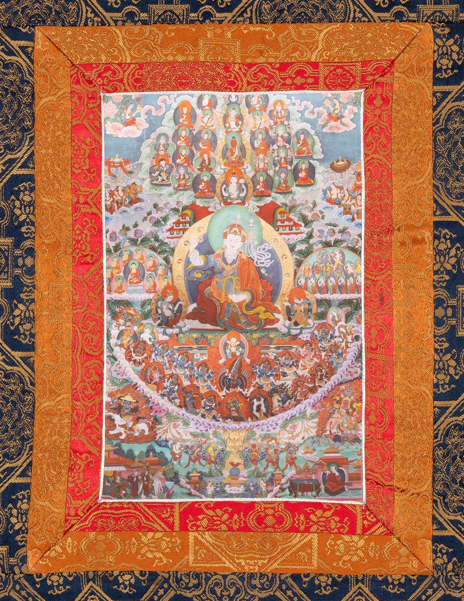 Guru Rinpoche Refuge Tree Thangka IV - Etsy Australia