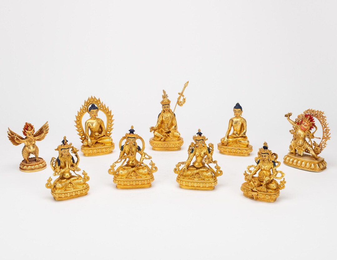 Small Gold Deity Statues - Etsy