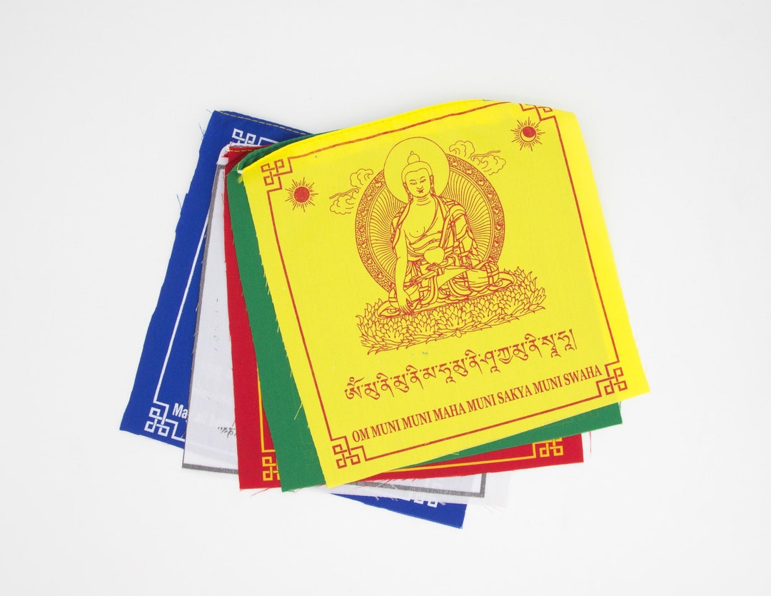 Mixed Prayer Flags, 20x20cm - Etsy