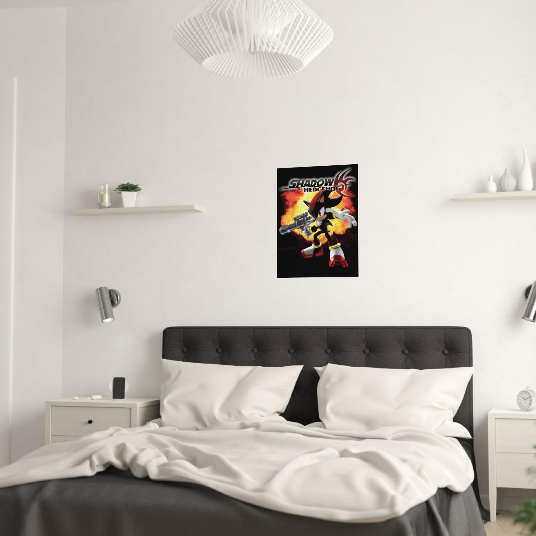 Shadow the Shadow the Hedgehog Game Poster Gift for Him and Her Posters ...